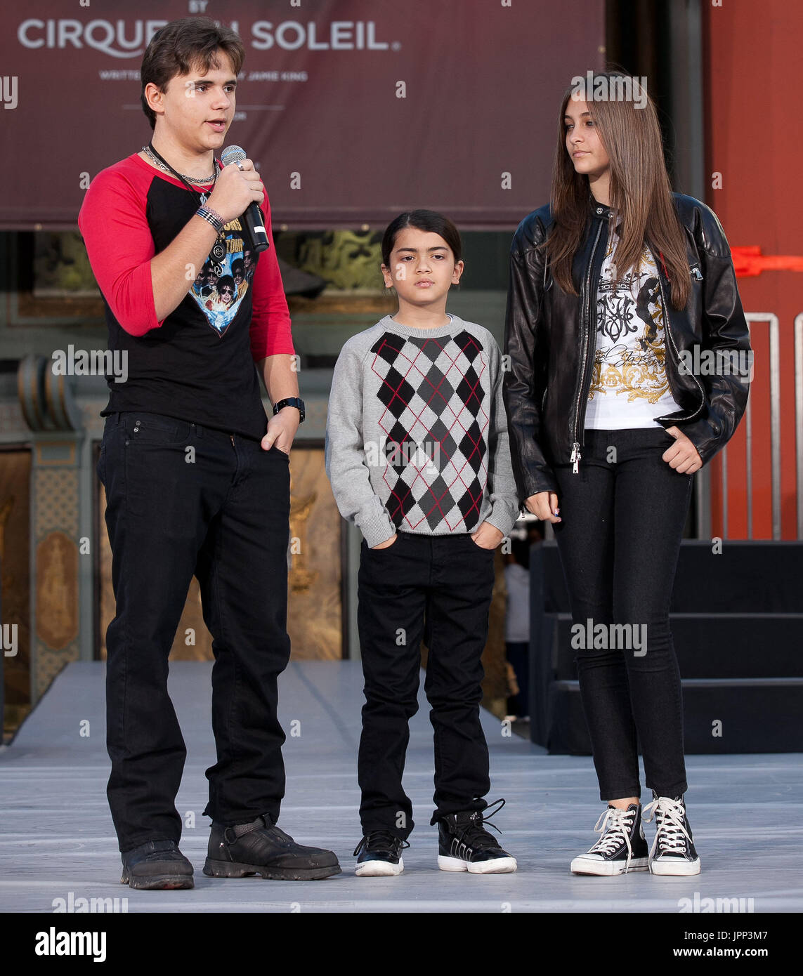 Prince Jackson, Blanket Jackson & Paris Jackson at the Michael Jackson ...