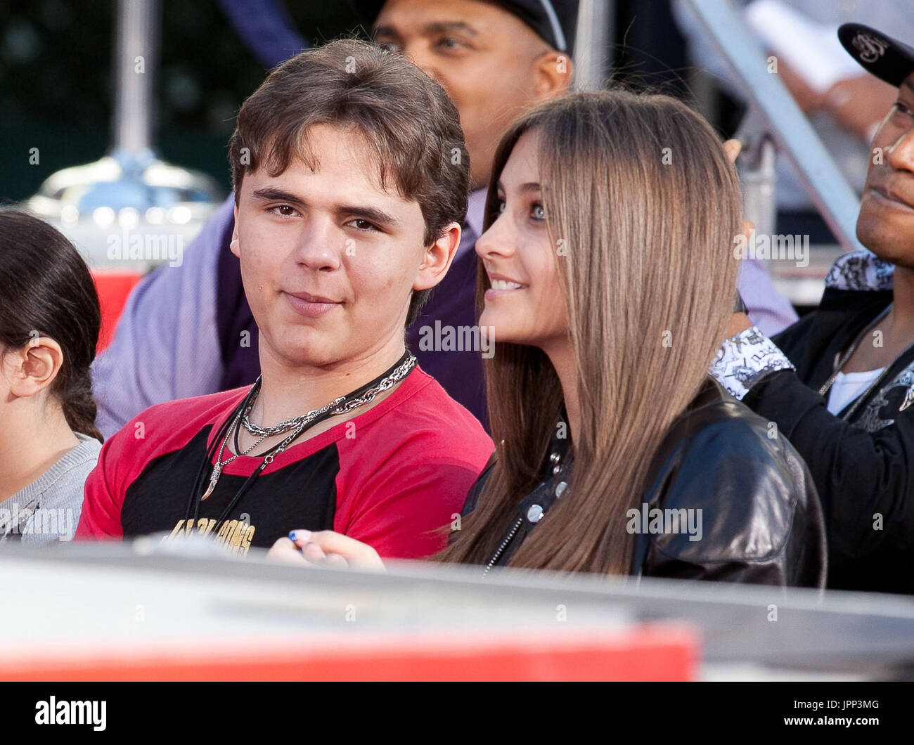 Prince Jackson & Paris Jackson at the Michael Jackson Immortalized With ...