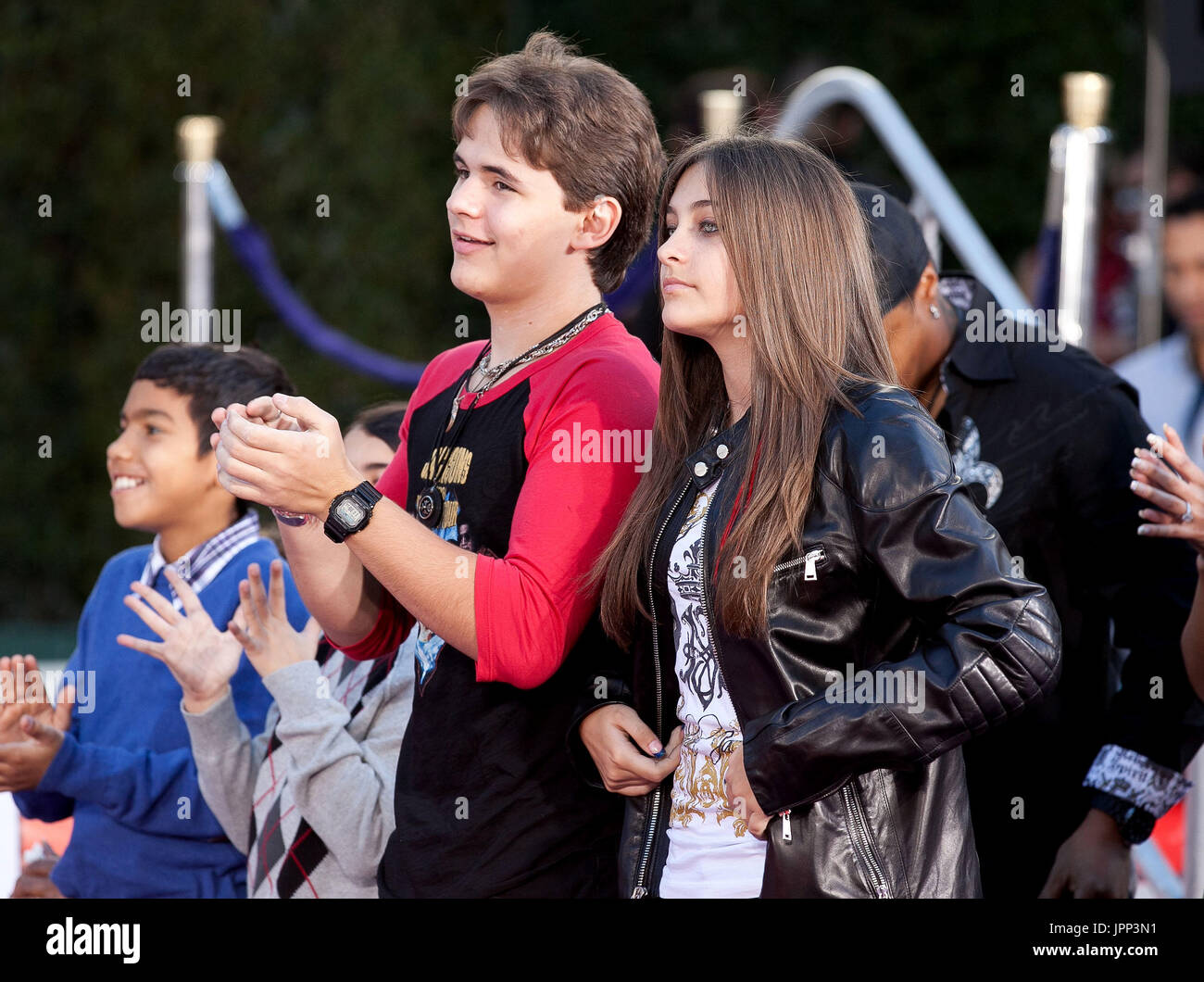 Prince Jackson & Paris Jackson at the Michael Jackson Immortalized With ...