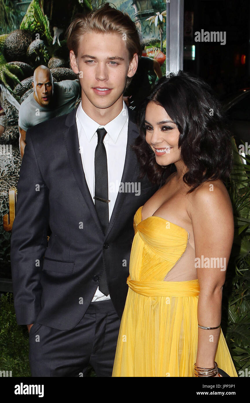 Austin Butler & Girlfriend Vanessa Hudgens at the "Journey 2: The ...