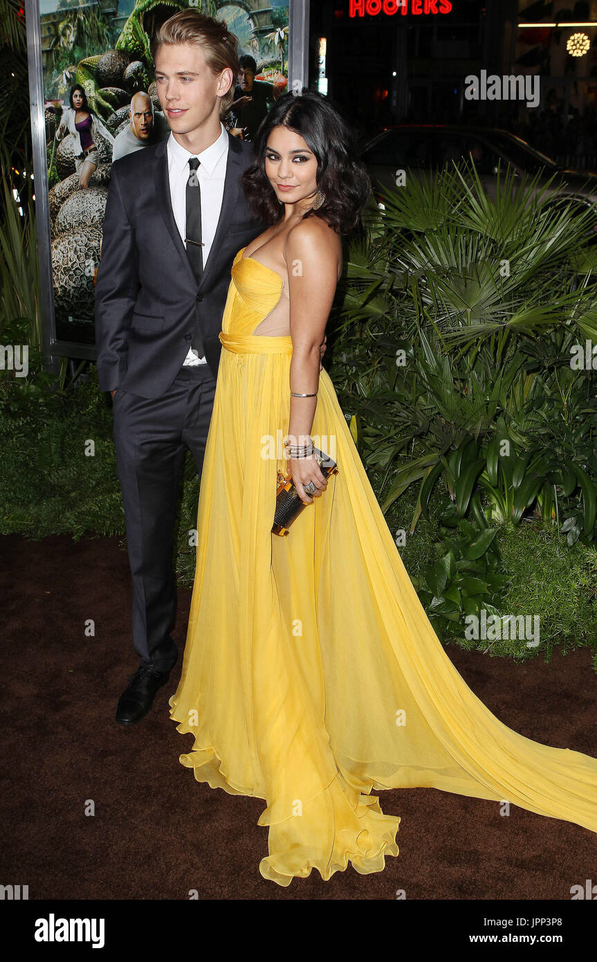Austin Butler & Girlfriend Vanessa Hudgens at the "Journey 2: The ...