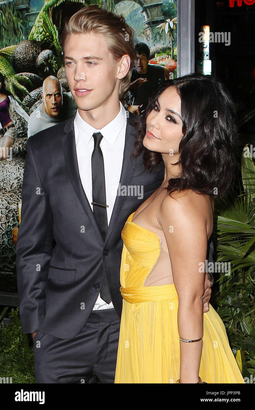 Austin Butler & Girlfriend Vanessa Hudgens at the "Journey 2: The ...