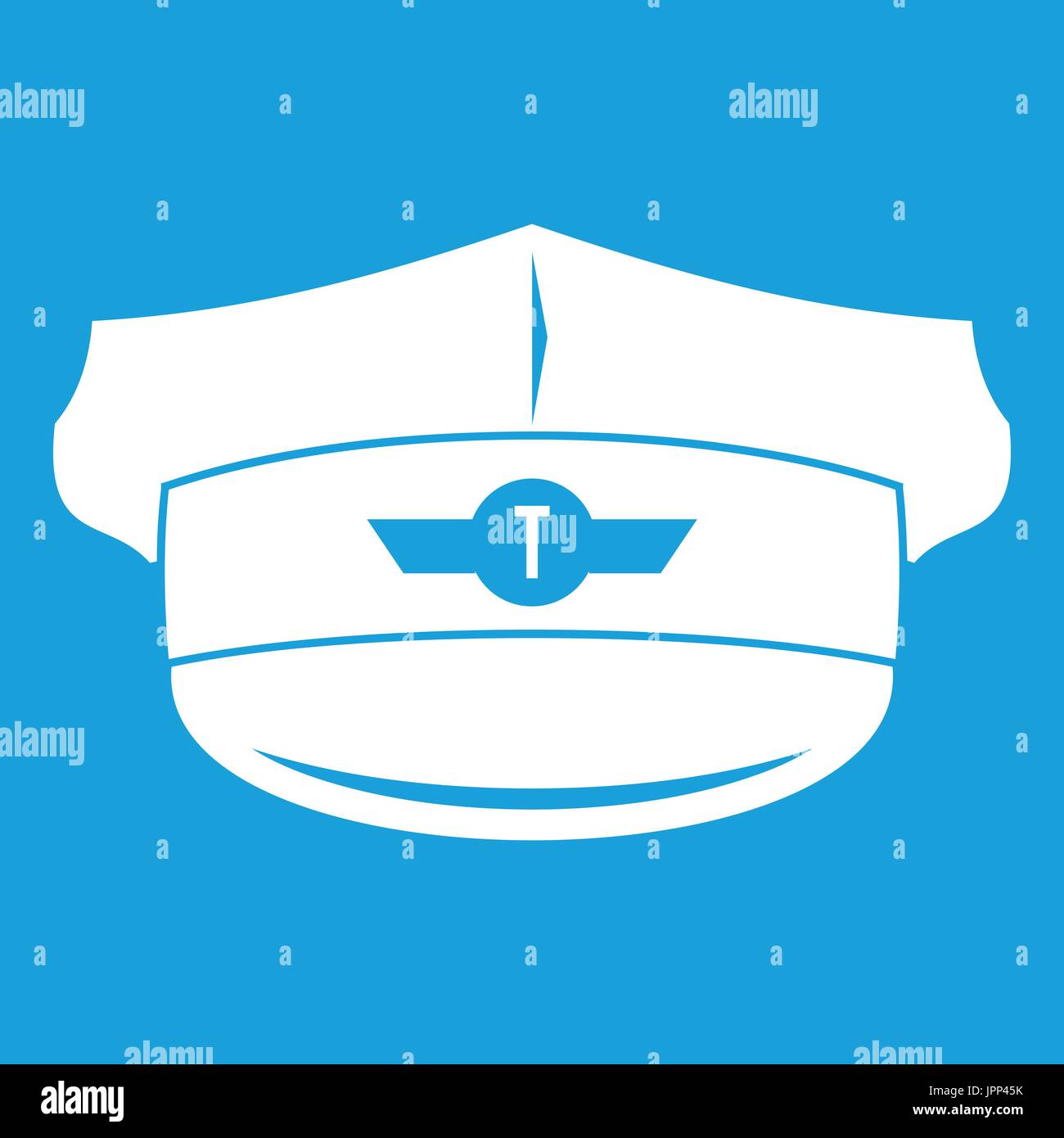 Cap taxi driver icon white Stock Vector Image & Art - Alamy