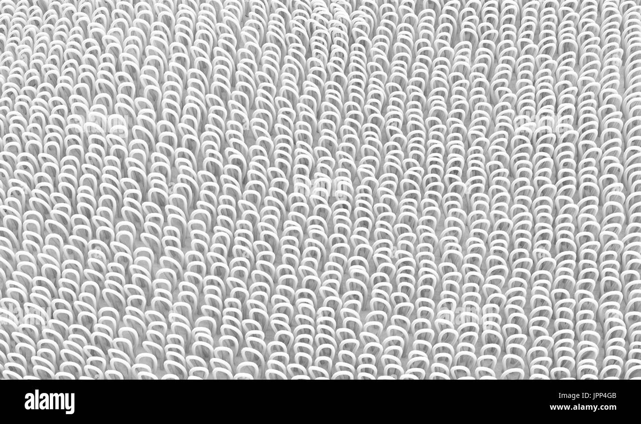 Close up look at microfiber, fabric fiber in 3d rendering Stock Photo ...