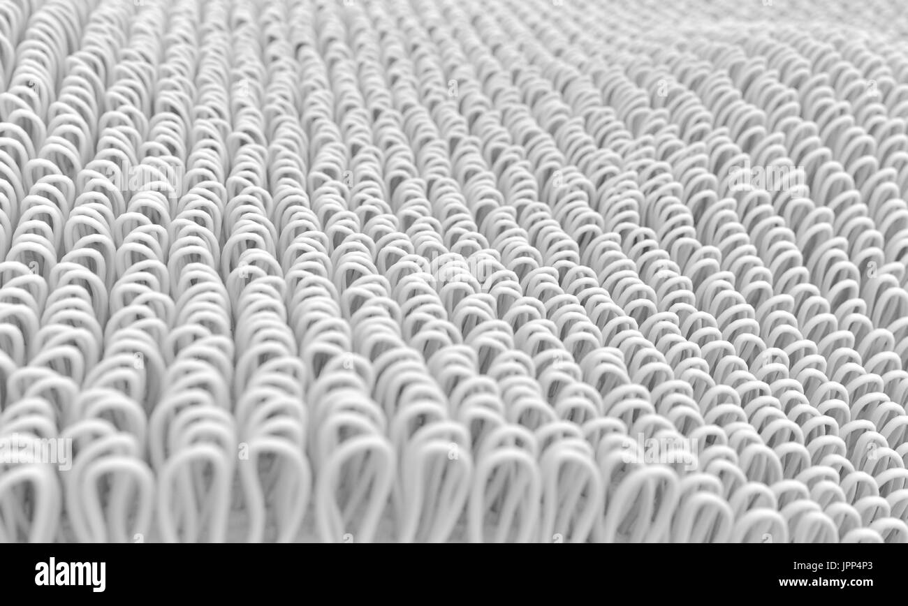 Close up look at microfiber, fabric fiber in 3d rendering Stock Photo ...
