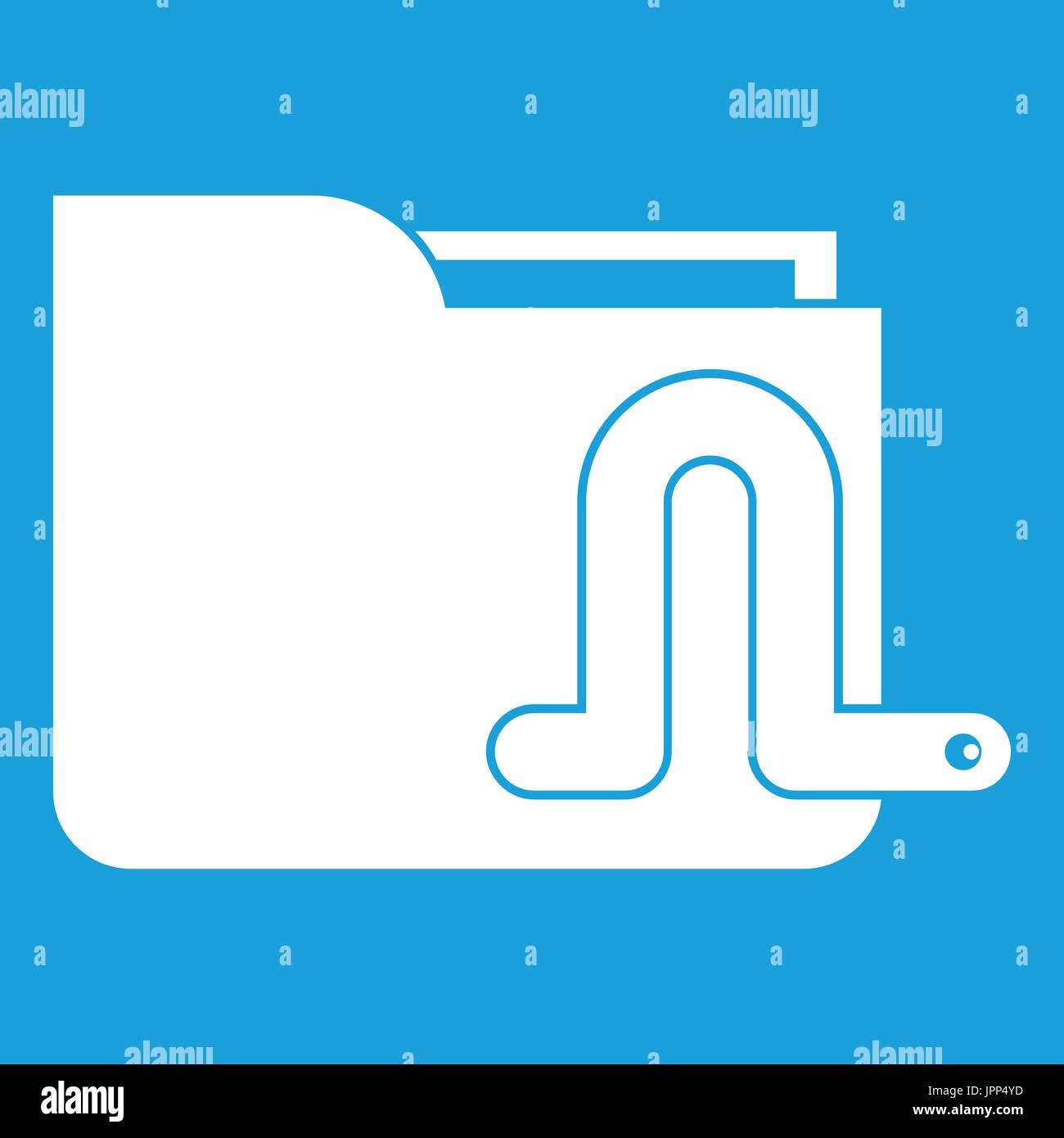 Computer worm icon white Stock Vector Image & Art - Alamy