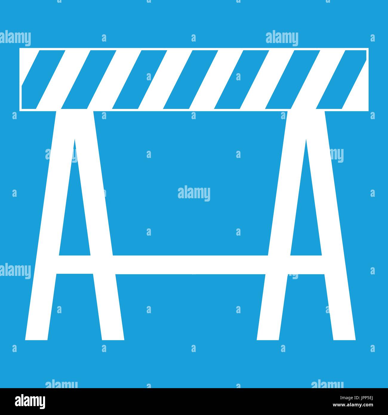 Traffic barrier icon white Stock Vector Image & Art - Alamy