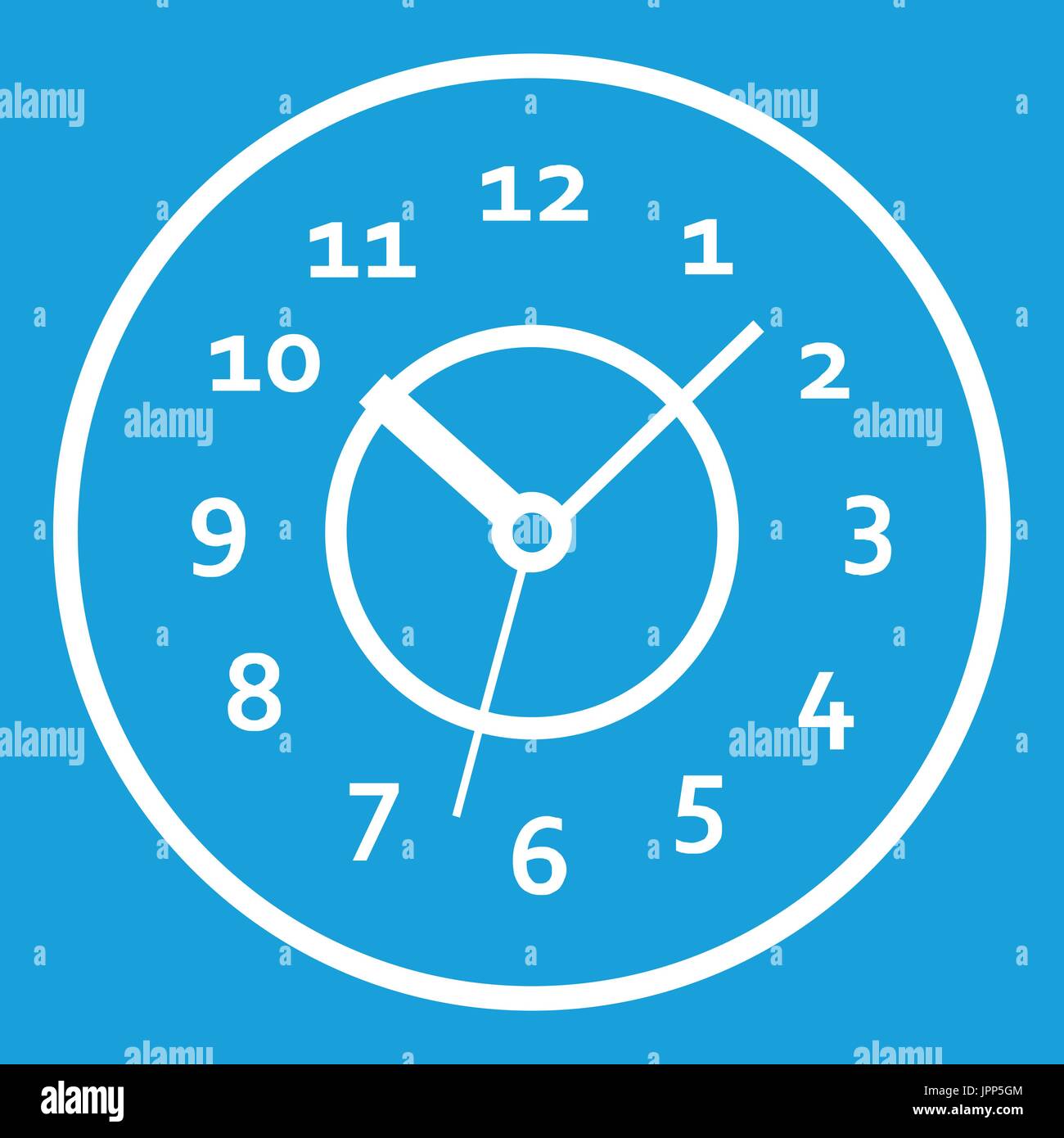 Watch icon white Stock Vector Image & Art - Alamy