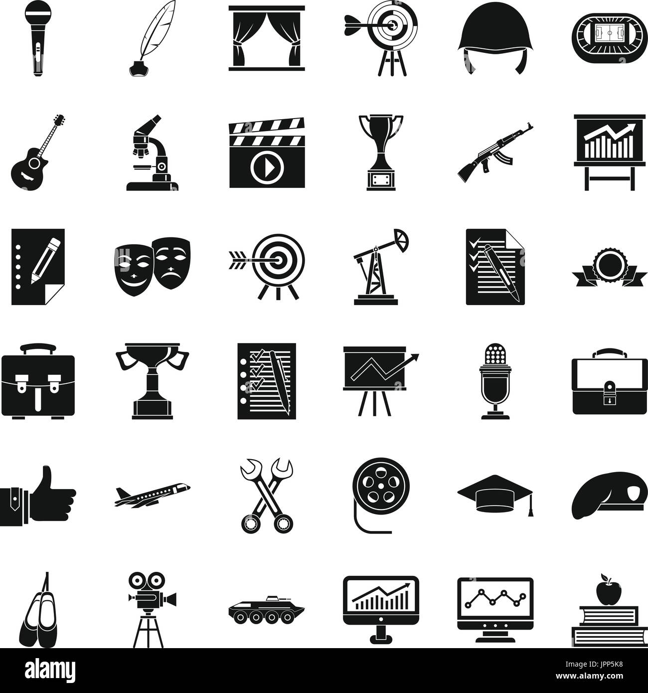 Good career icons set, simple style Stock Vector Image & Art - Alamy