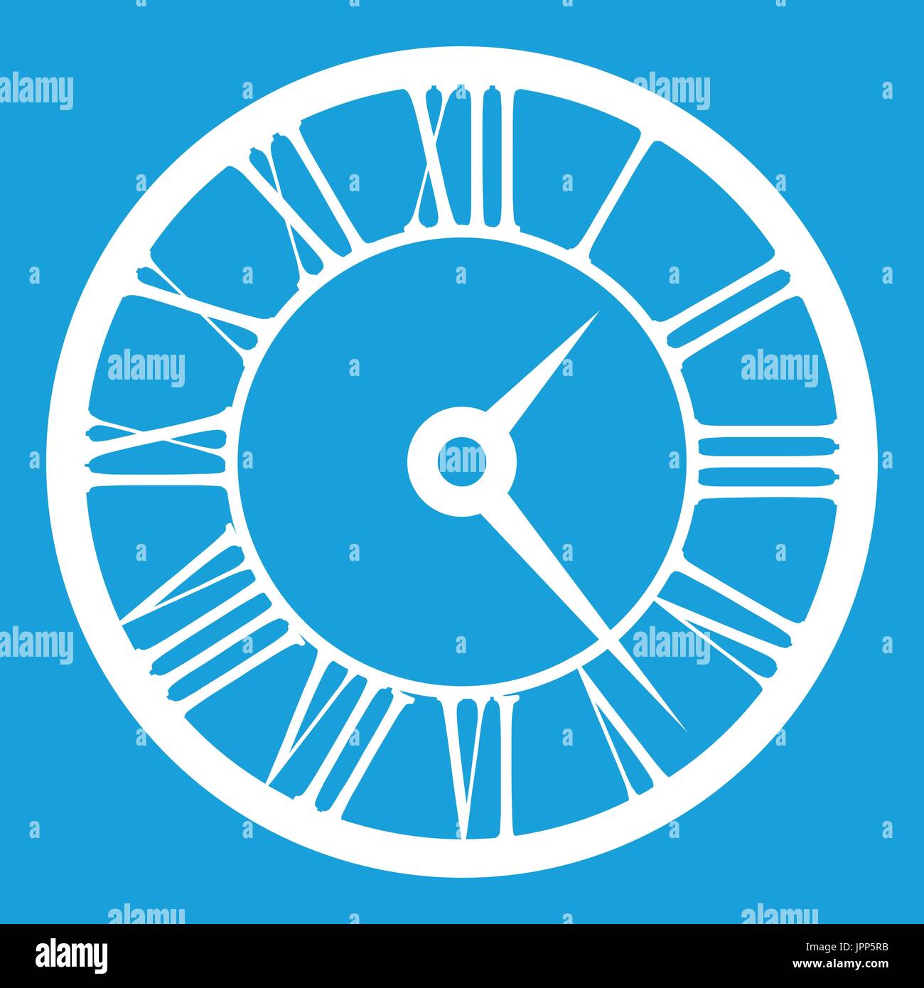 Watch icon white Stock Vector Image & Art - Alamy