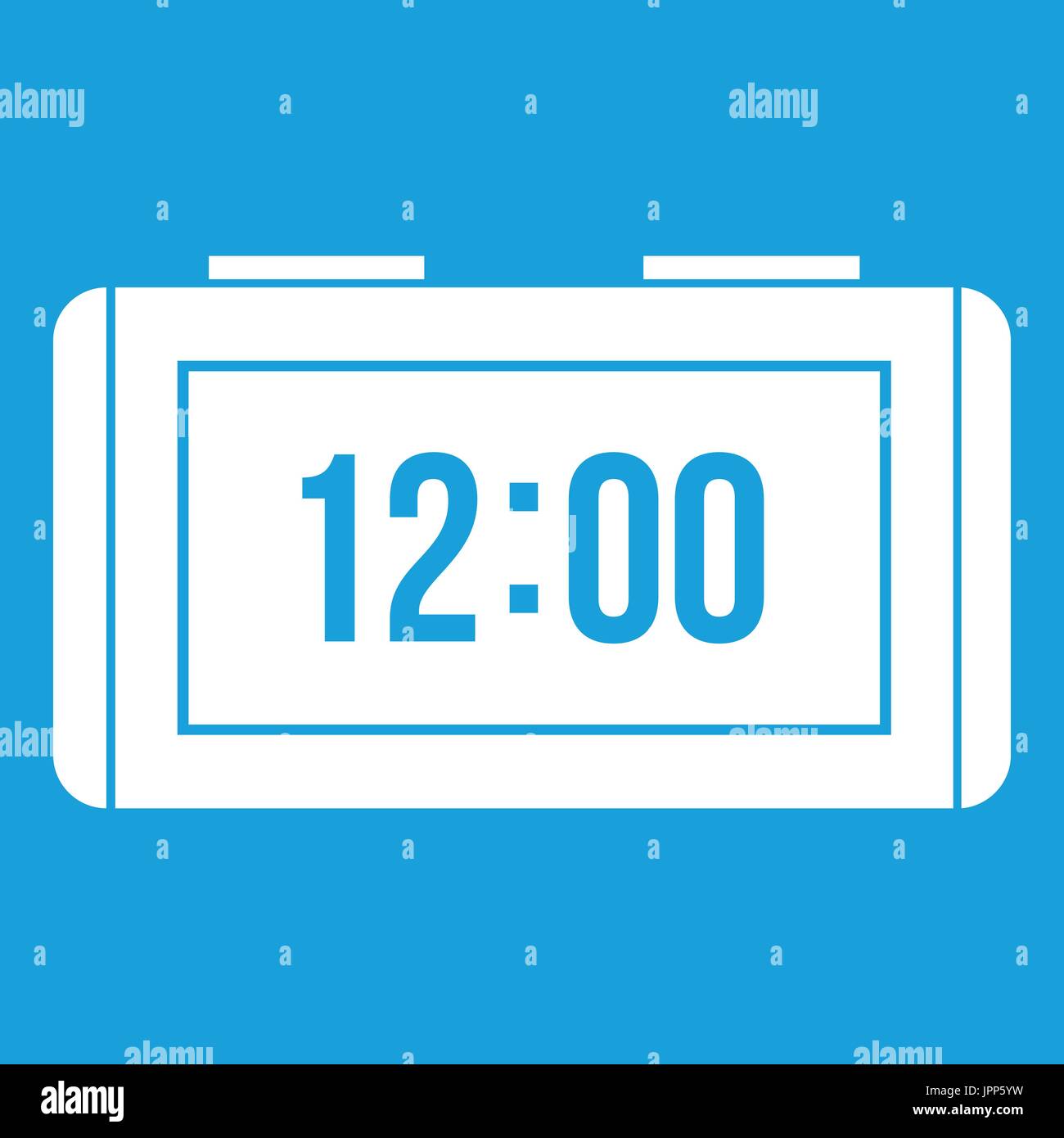 Watch icon white Stock Vector Image & Art - Alamy