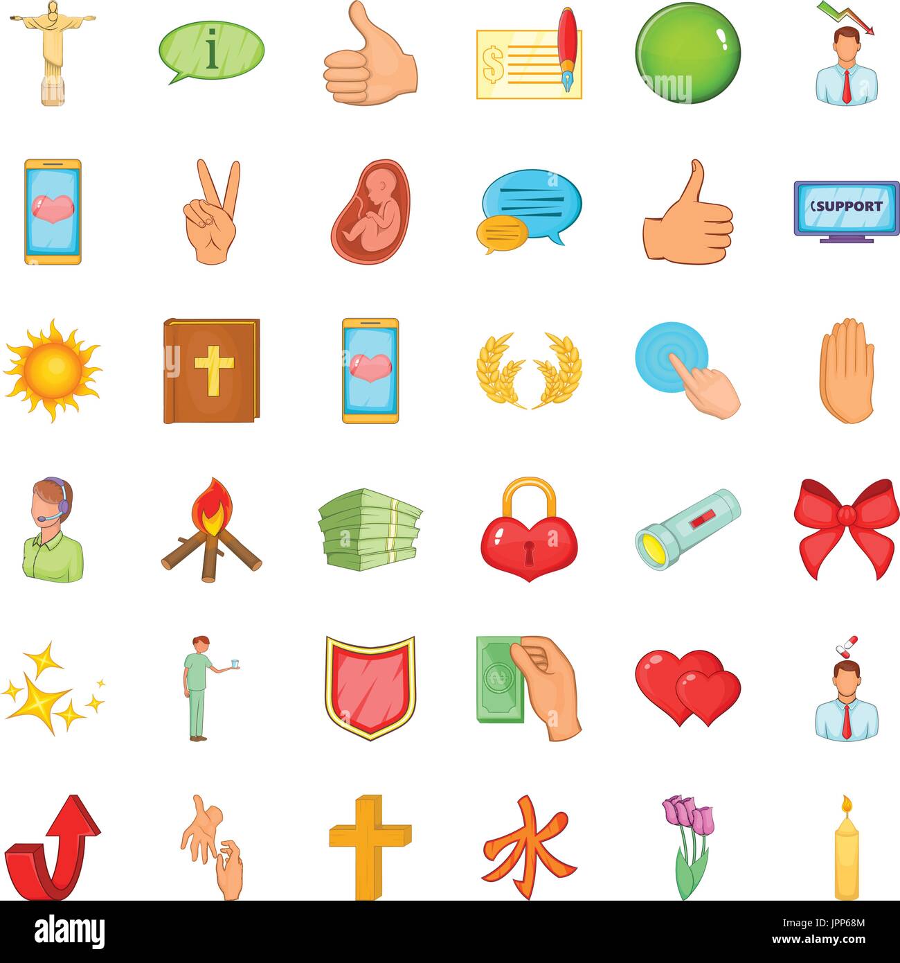 Baby care icons set, cartoon style Stock Vector Image & Art - Alamy