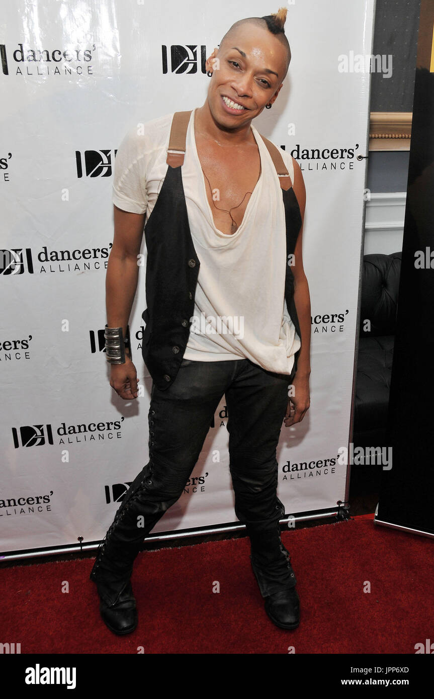 Andre Fuentes at the Dancers' Alliance Historic Music Video Contract ...