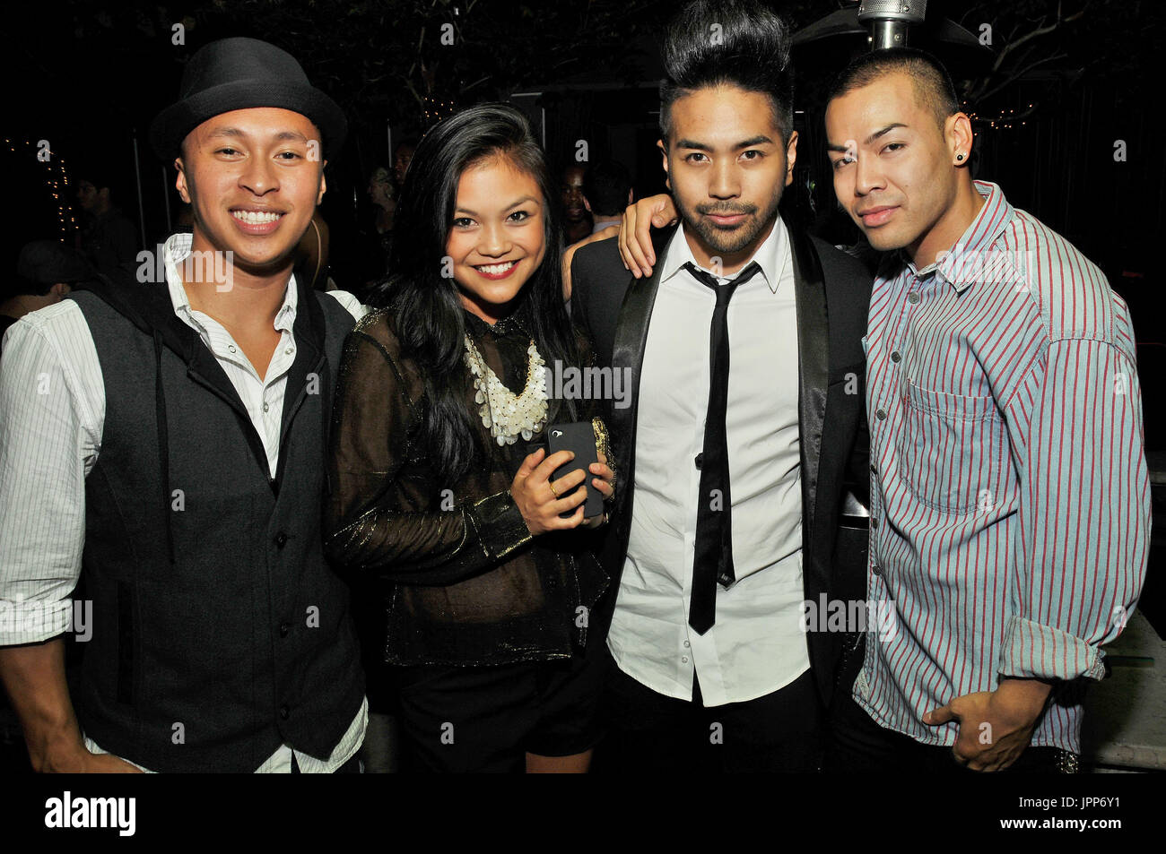 Aris Paracuelles, Karen Chuang, Ryan Conferido & JP San Pedro at the ...