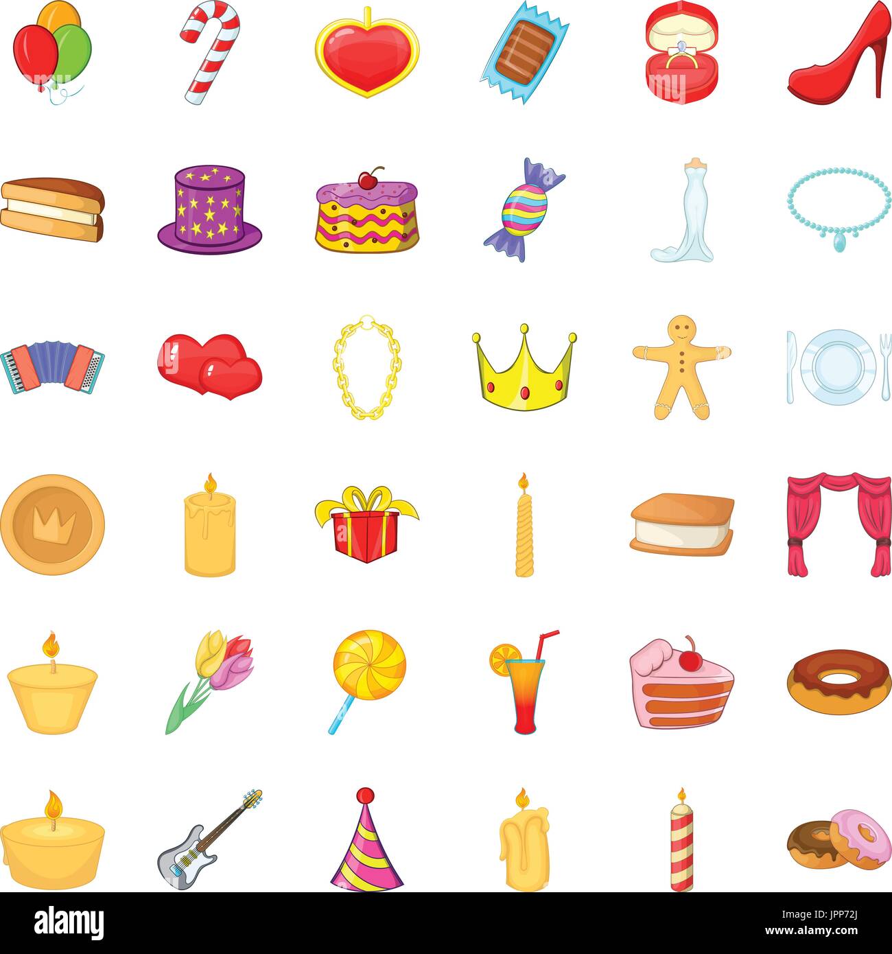 Present icons set, cartoon style Stock Vector Image & Art - Alamy