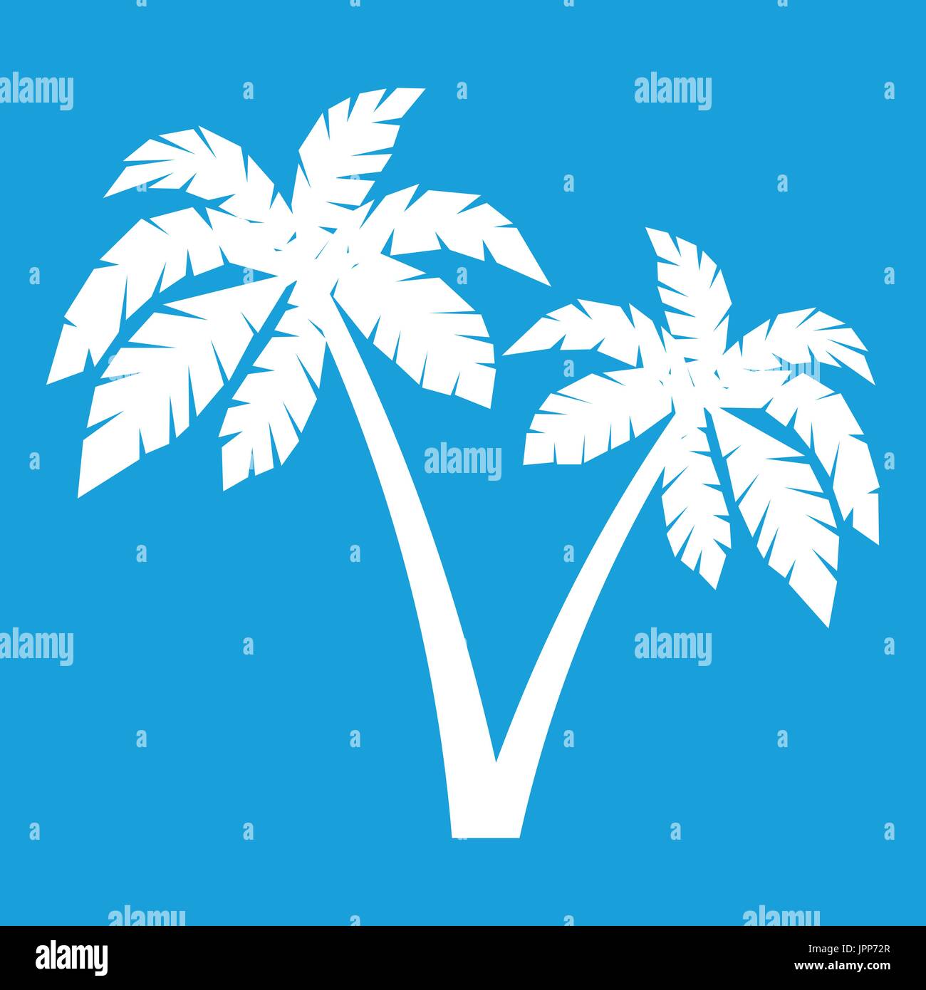 Two palms icon white Stock Vector Image & Art - Alamy