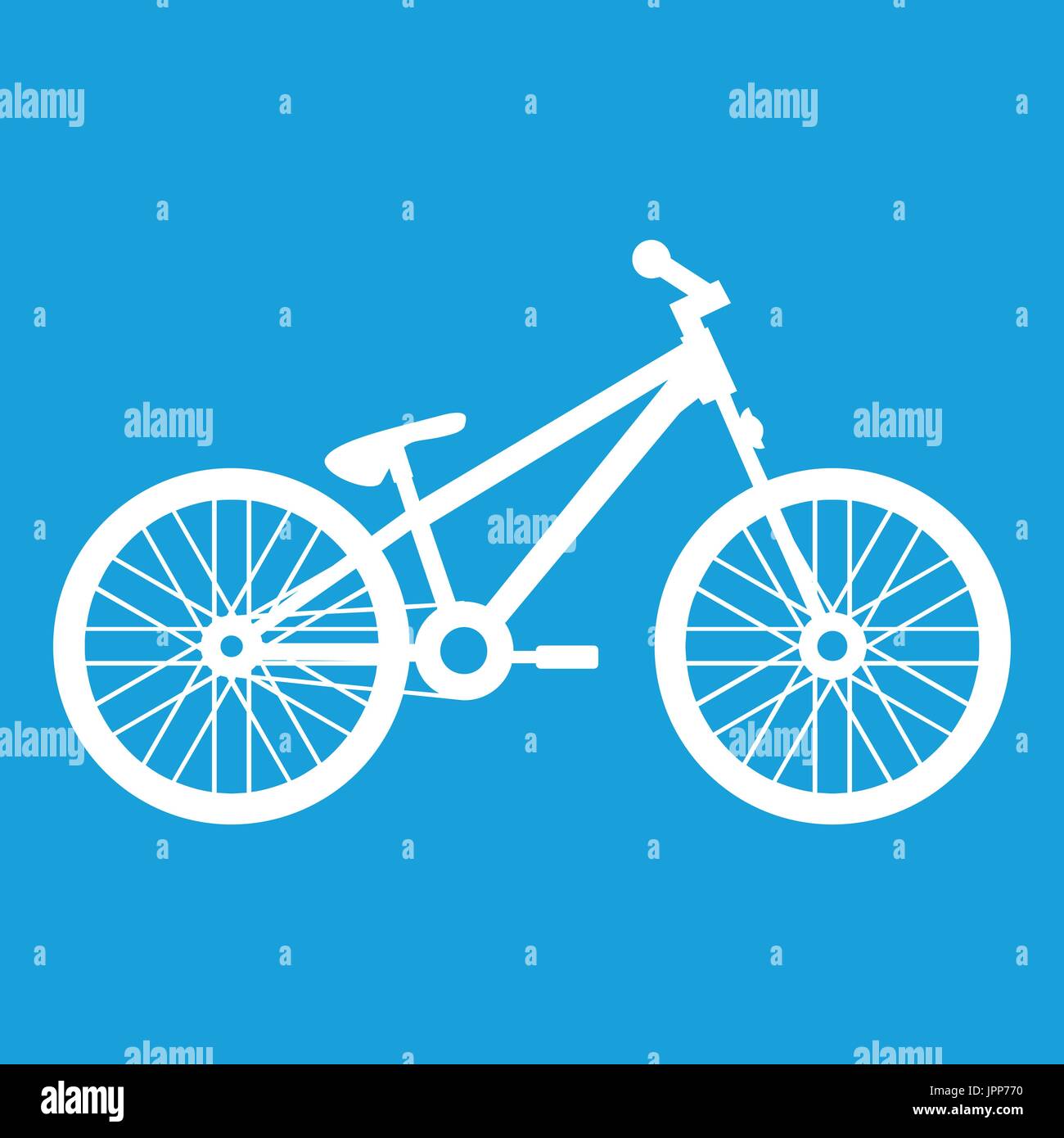 Bike icon white Stock Vector Image & Art - Alamy