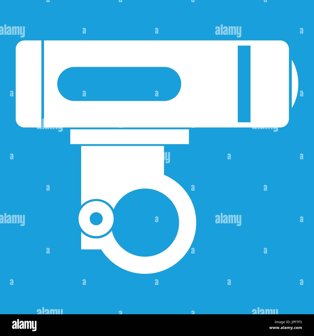 Bike light icon white Stock Vector Image & Art - Alamy