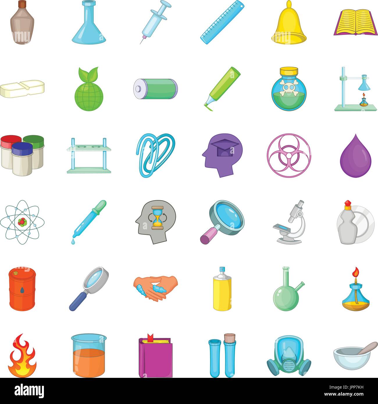 Chemistry icons set, simple style Stock Vector Image & Art - Alamy