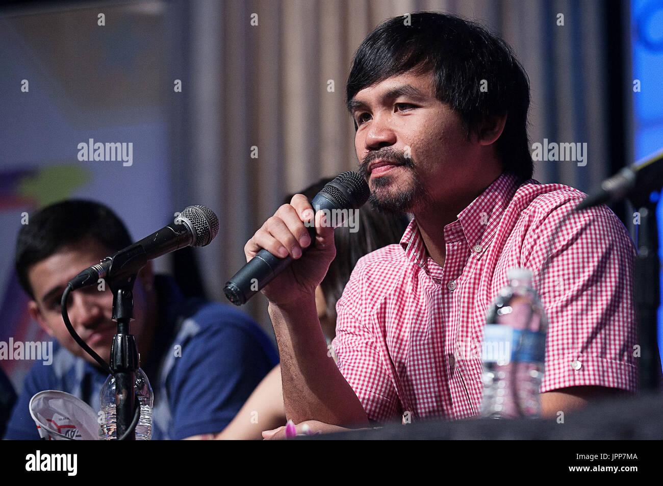 Manny Pacquiao at the Manny Many Prizes Press Conference held at the ...