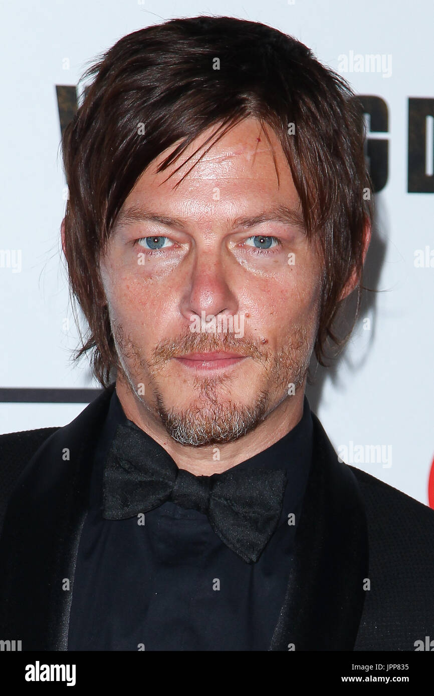 Norman Reedus arrives at the premiere of AMC's 'The Walking Dead' 3rd ...