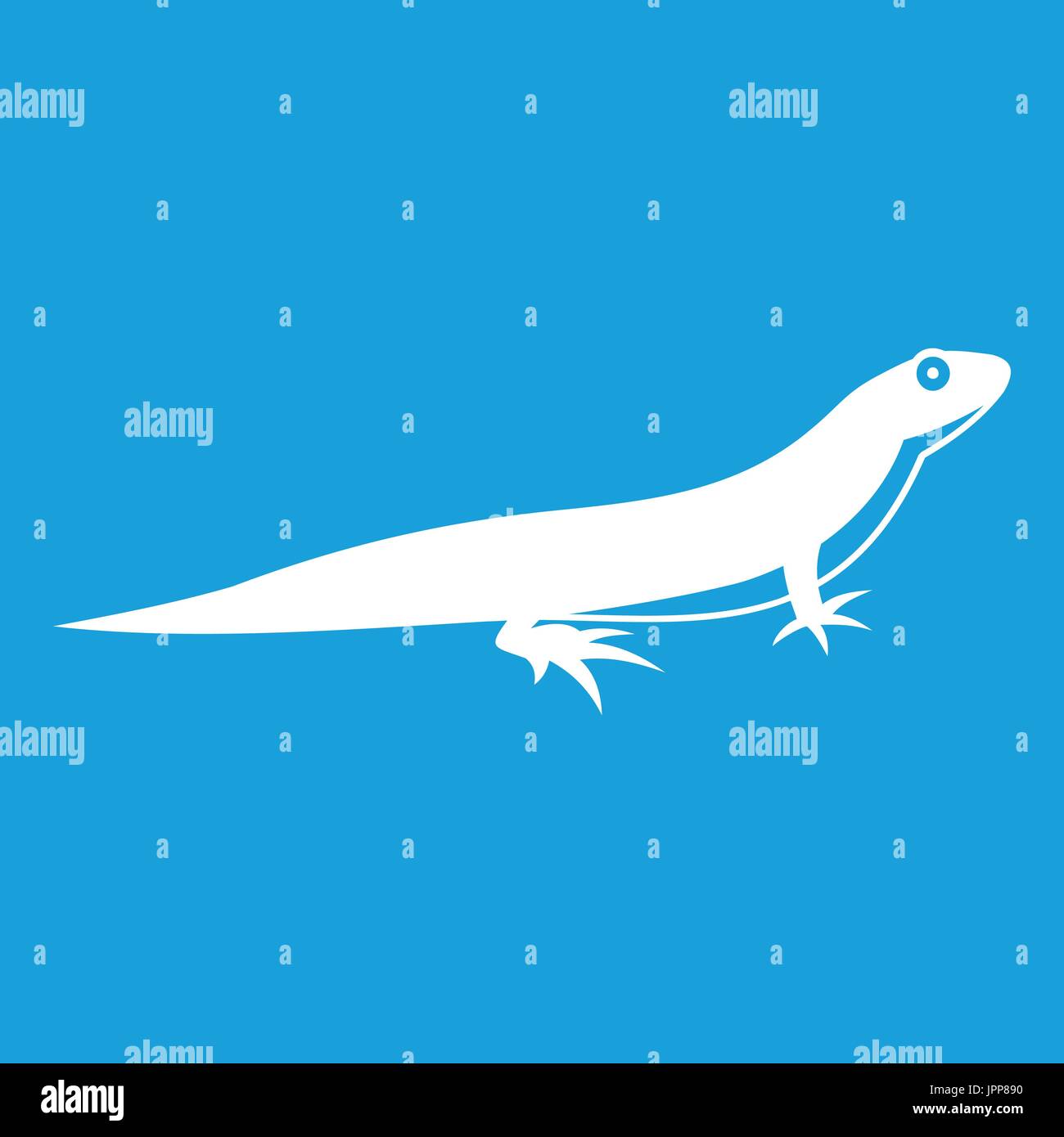 Lizard icon white Stock Vector Image & Art - Alamy