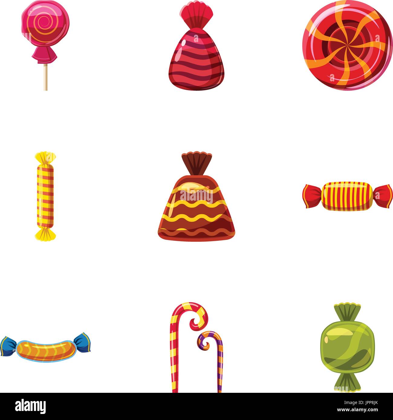 Mixed sweets Stock Vector Images - Alamy