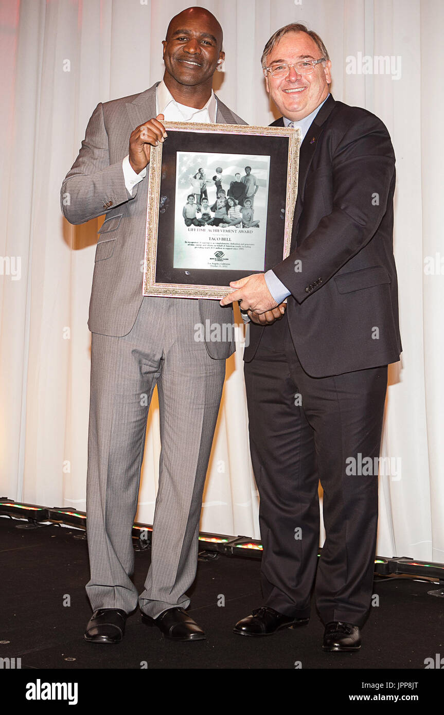 Evander Holyfield & Lifetime Achievement Awardee Greg Creed CEO of Taco ...