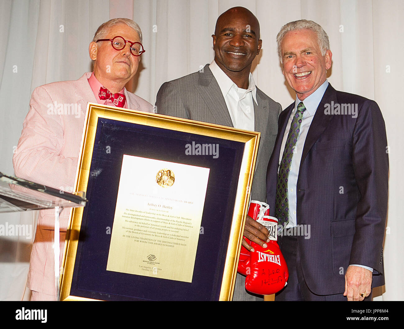 Michael Tennenbaum, Evander Holyfield & Chairman of Oracle Corporation ...