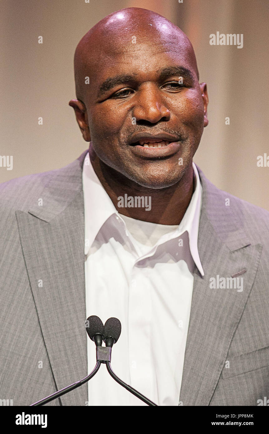 Evander Holyfield at the 2012 Great Futures Gala - Inside held at JW ...