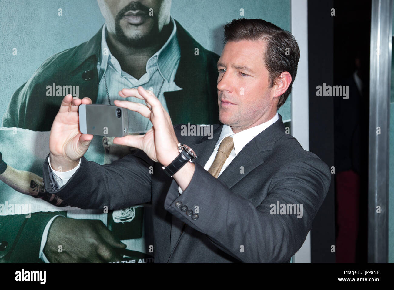 Edward Burns arrives at the Los Angeles premiere of 'Alex Cross' held ...