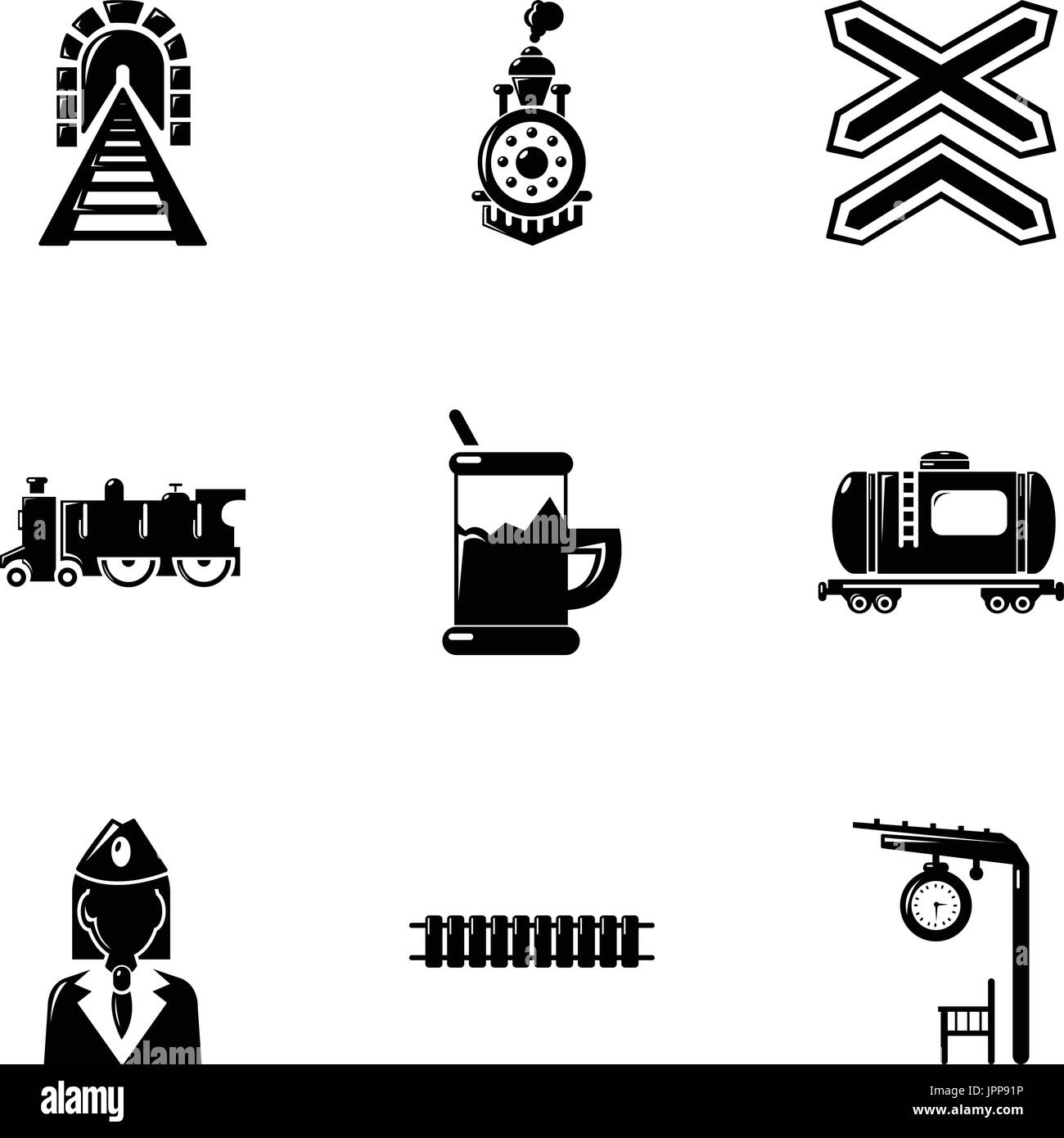 Wavy rail Black and White Stock Photos & Images - Alamy