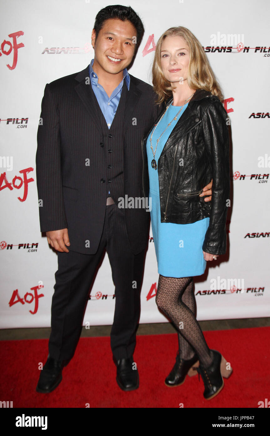 James Huang & Elizabeth Sandy at the Asians On Film Festival 2013 held at J.E.T. Studios in ...