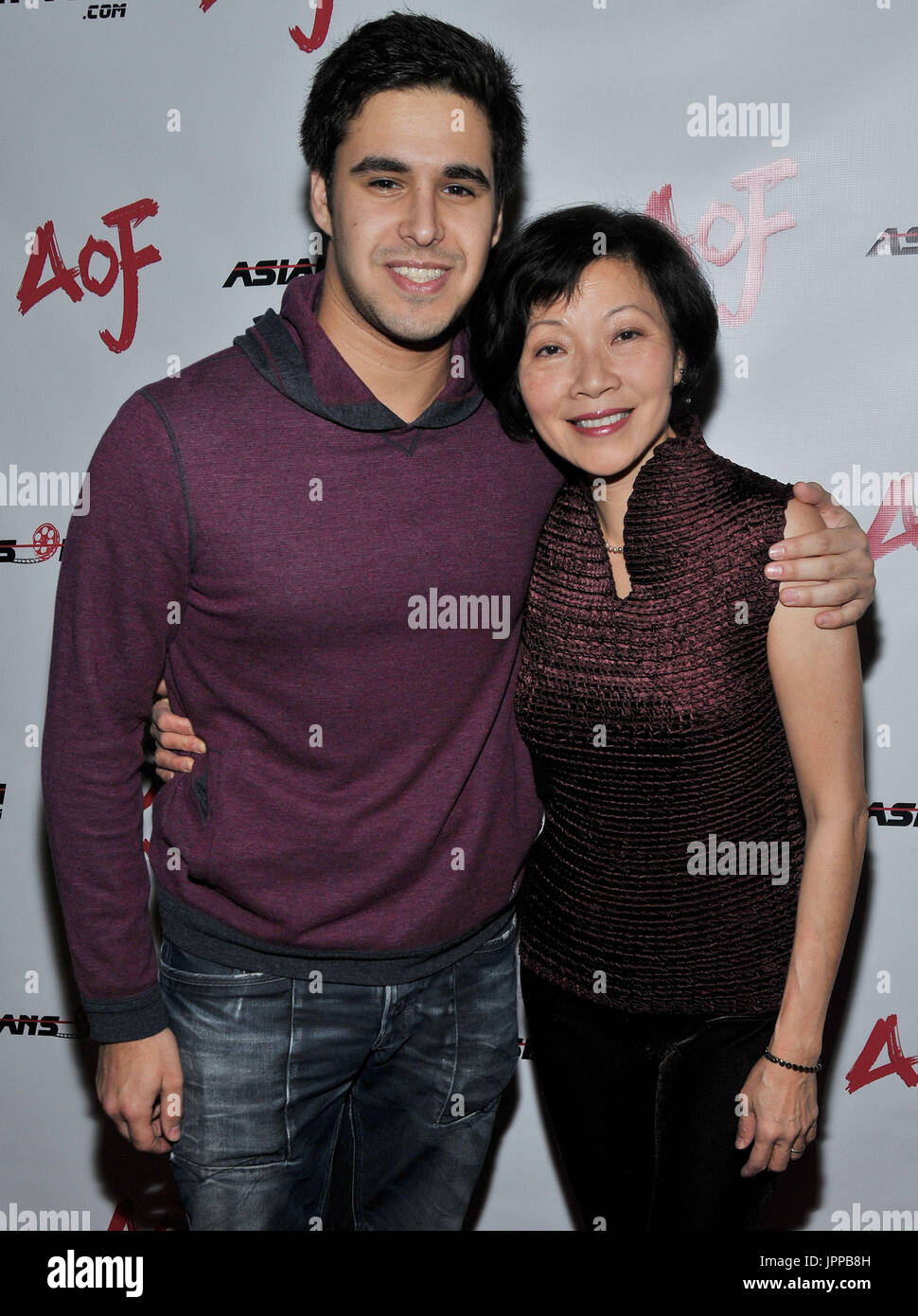 David Elkin & Actress Elizabeth Sung at the Asians On Film Festival ...