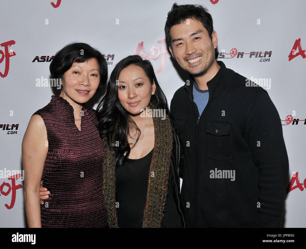 Actress Elizabeth Sung, Actress Lina So Myung & Director/Writer of ...