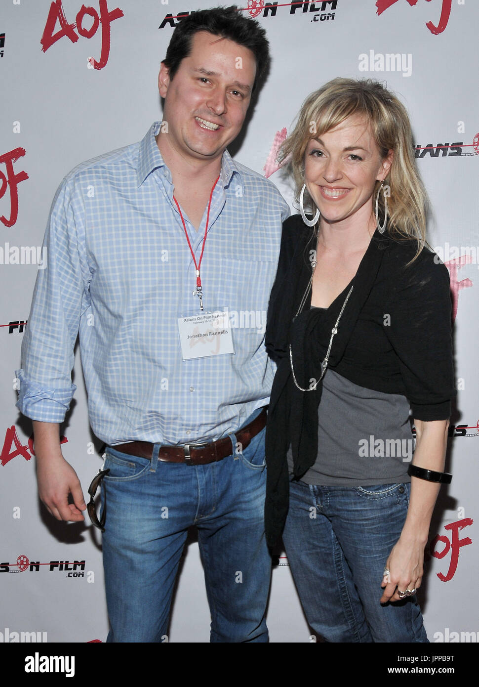 Director of "RUBY BOOBY" Jonathan Rannells & Actress Tara Samuel at the Asians On Film Festival ...