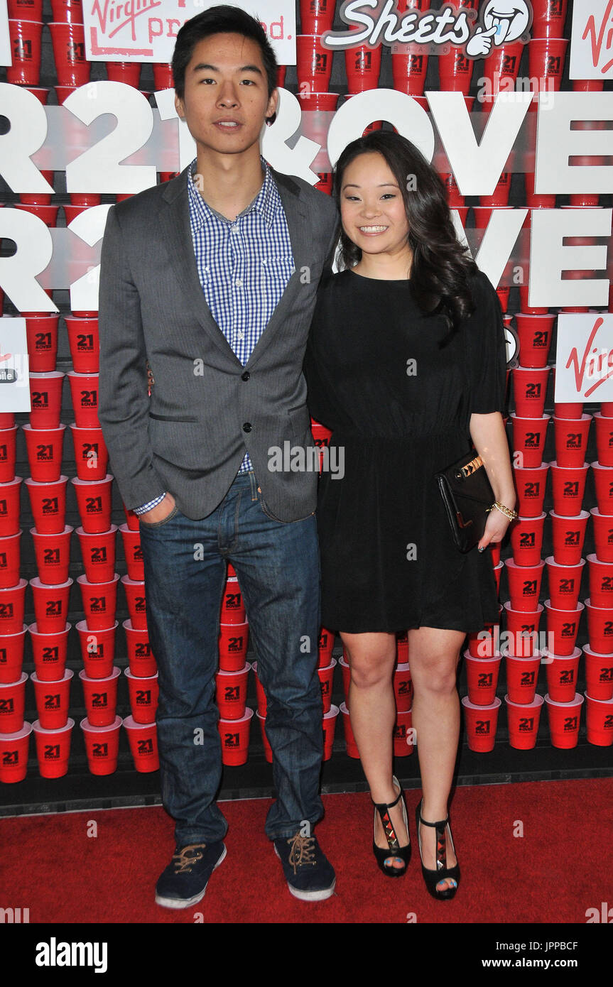 Kevin Wu AKA KevJumba & Samantha Futerman at the "21 And Over" Los ...
