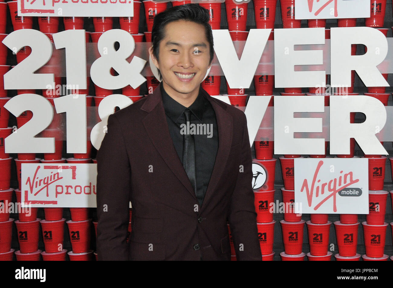 Justin Chon at the "21 And Over" Los Angeles Premiere held at Westwood ...