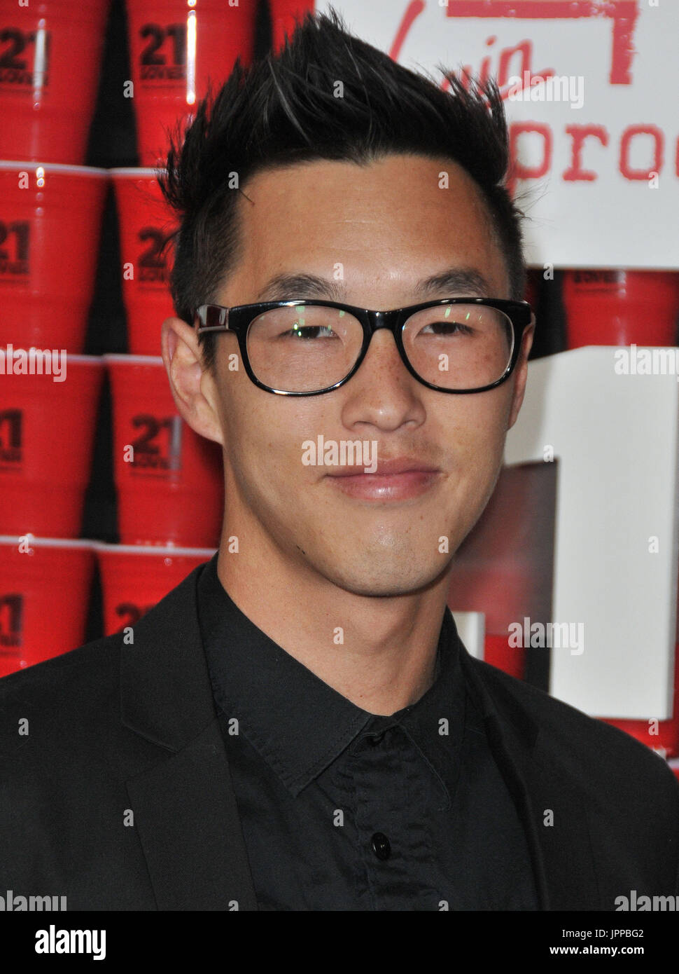 Wesley Chan of Wong Fu at the "21 And Over" Los Angeles Premiere held ...