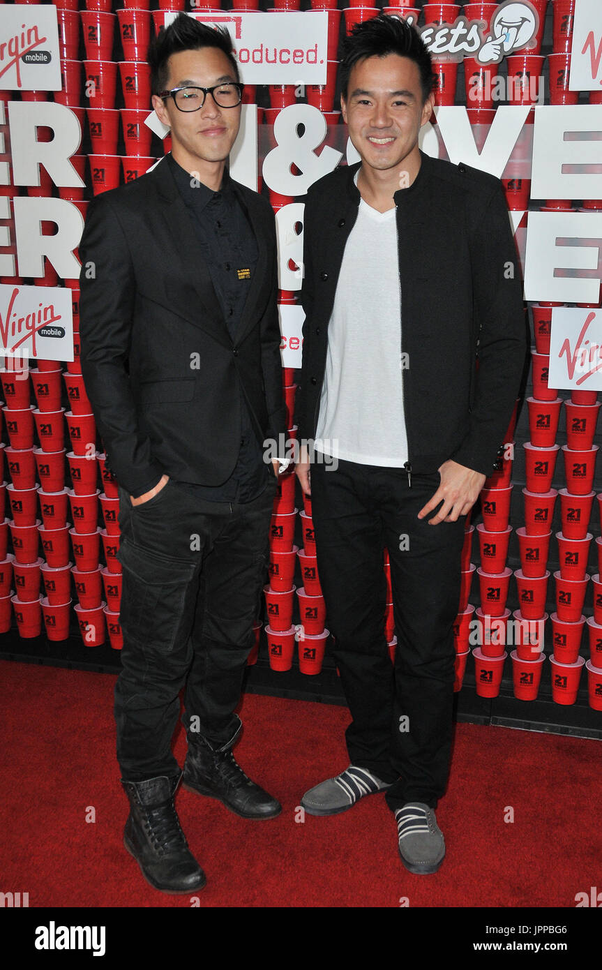 Wong Fu's Wesley Chan & Philip Wang at the "21 And Over" Los Angeles ...