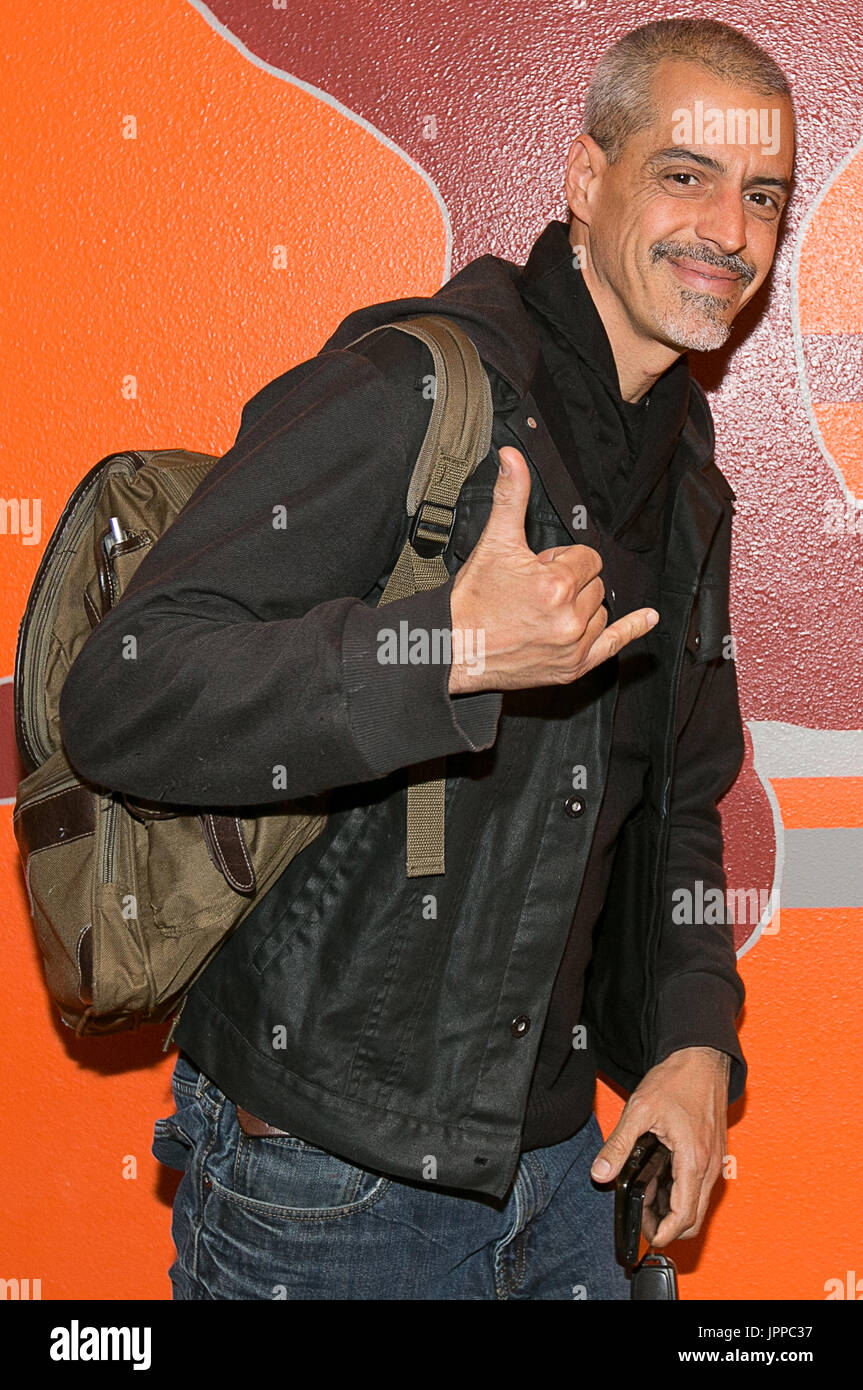 Artist Justin Bua at the Hip Hop School Of Arts Grand Opening at HHSA ...