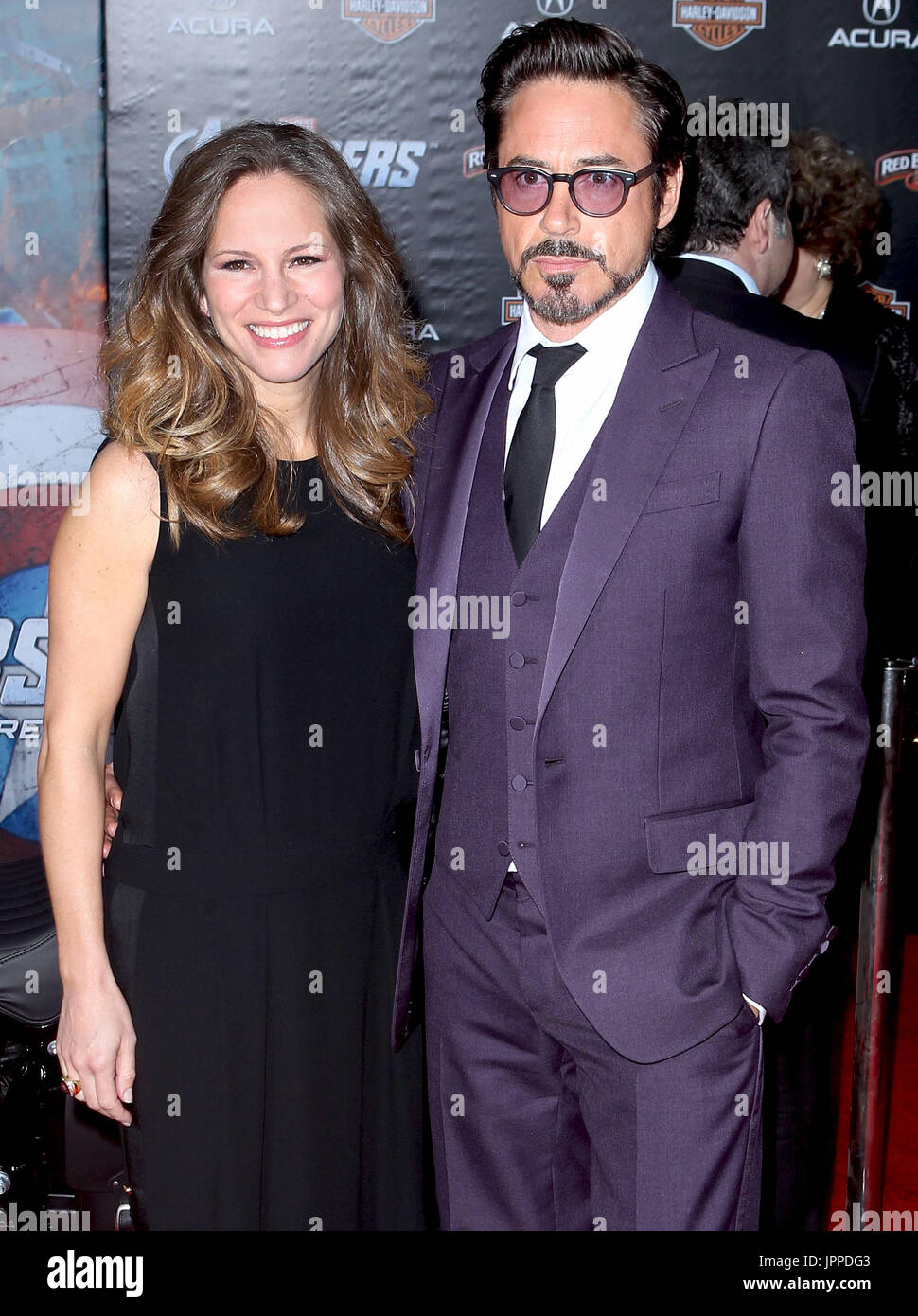 Robert Downey Jr. & Susan Downey at the World Premiere of "The Avengers ...