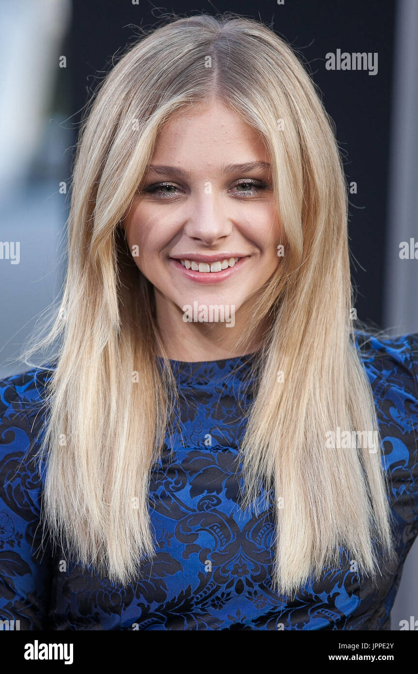Chloe Grace Moretz at the World Premiere of "Dark Shadows" held at the ...