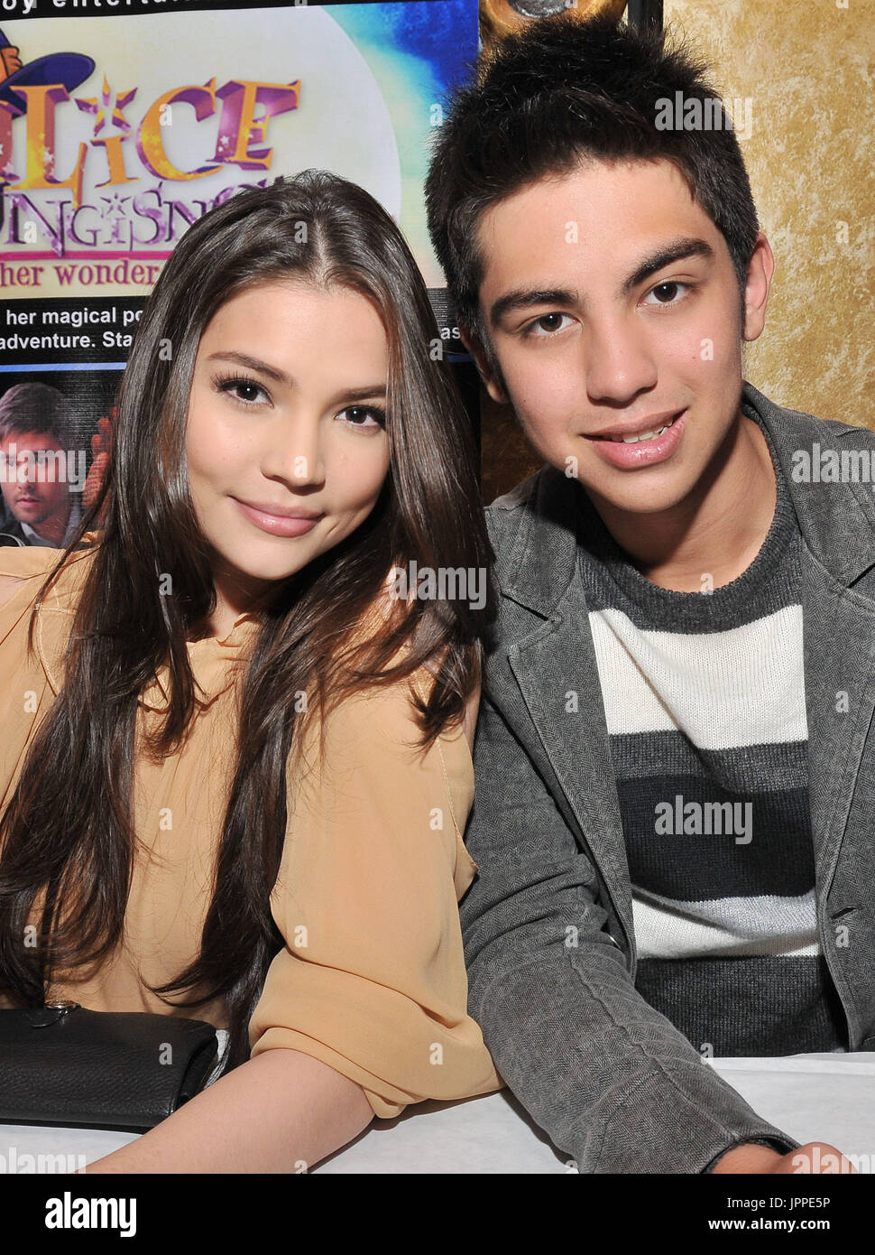 Rhian Ramos & Derrick Monasterio at THE ROAD U.S. Press Conference held ...