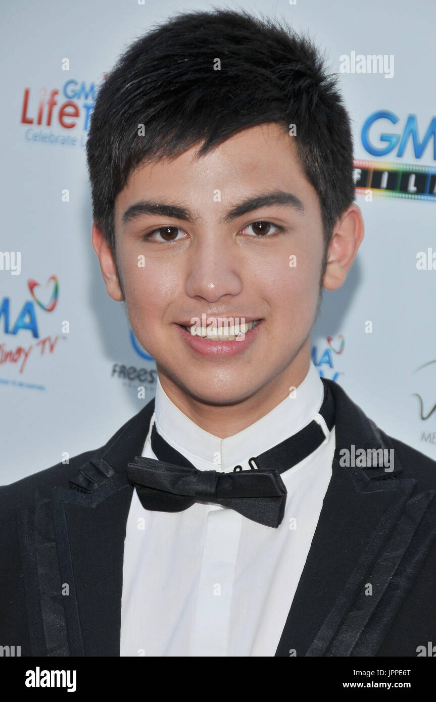 Actor Derrick Monasterio at U.S. Premiere of THE ROAD - Arrivals held ...