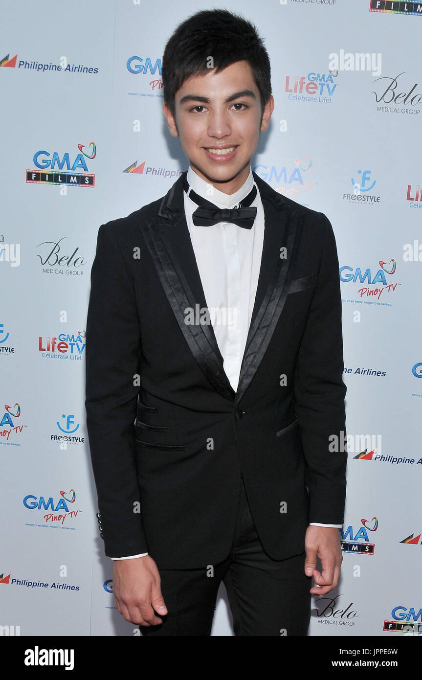 Actor Derrick Monasterio at U.S. Premiere of THE ROAD - Arrivals held ...