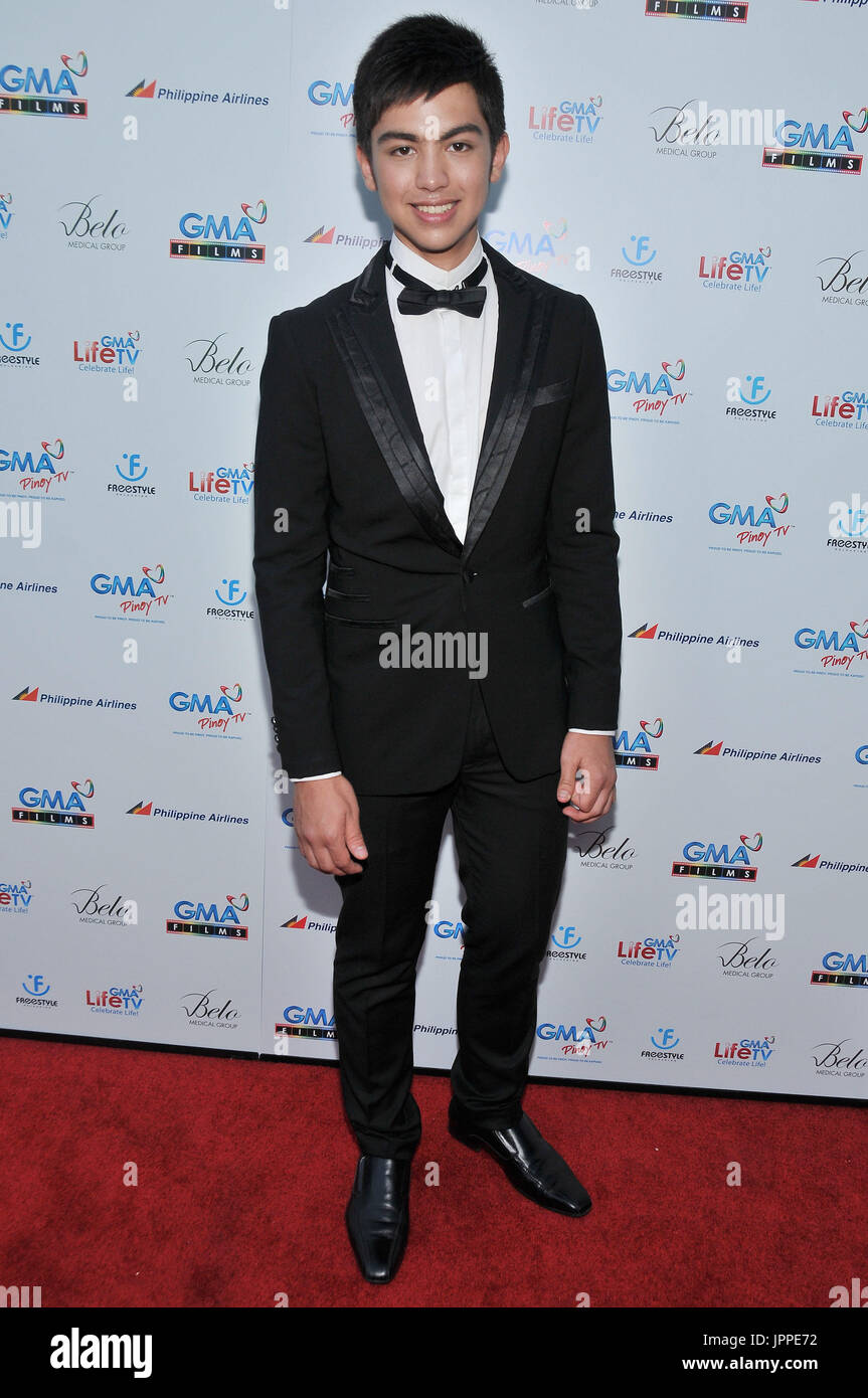 Actor Derrick Monasterio at U.S. Premiere of THE ROAD - Arrivals held ...
