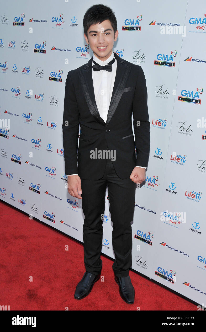 Actor Derrick Monasterio at U.S. Premiere of THE ROAD - Arrivals held ...