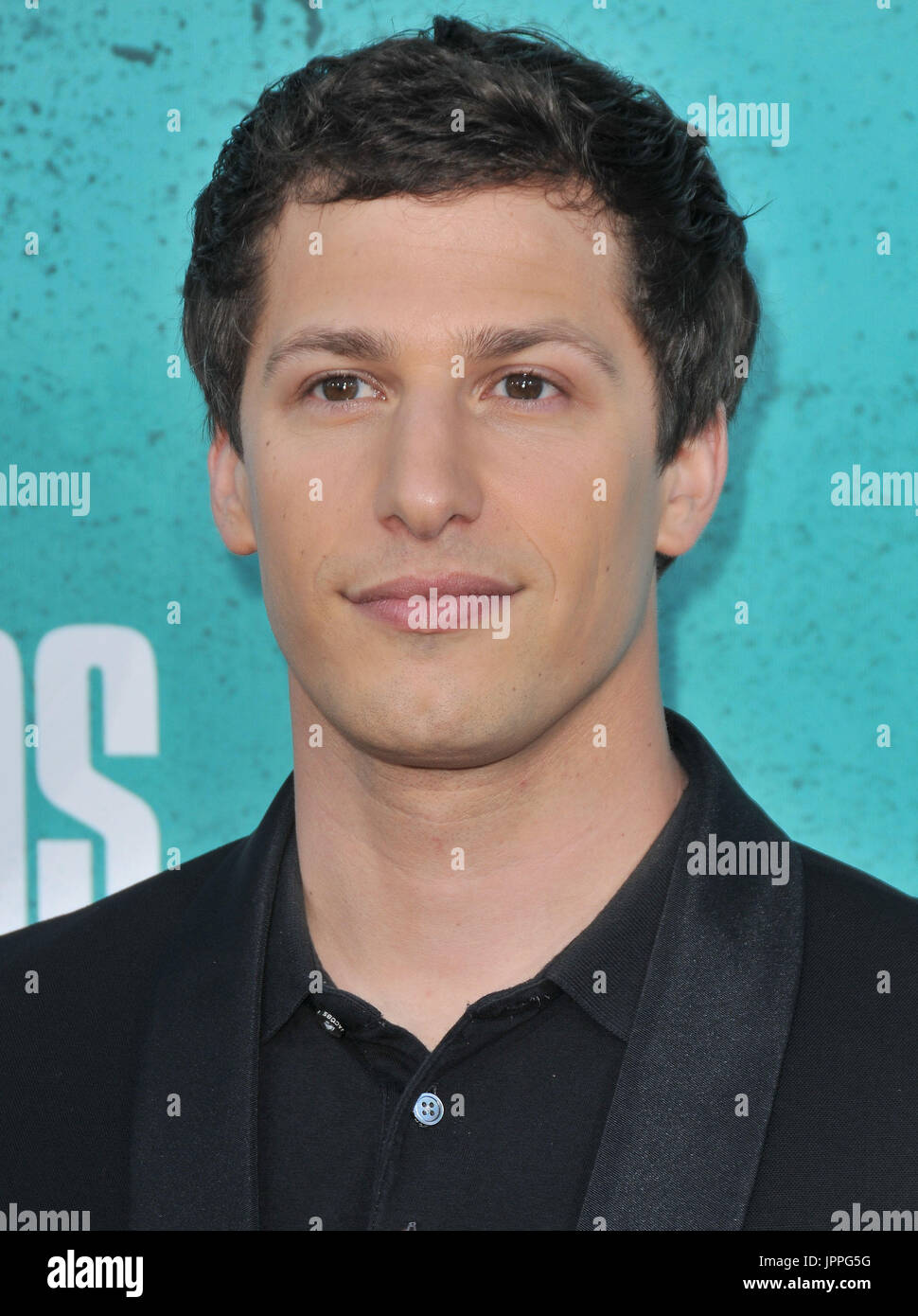 Andy Samberg at 2012 MTV Movie Awards held at the Gibson Amphitheatre ...