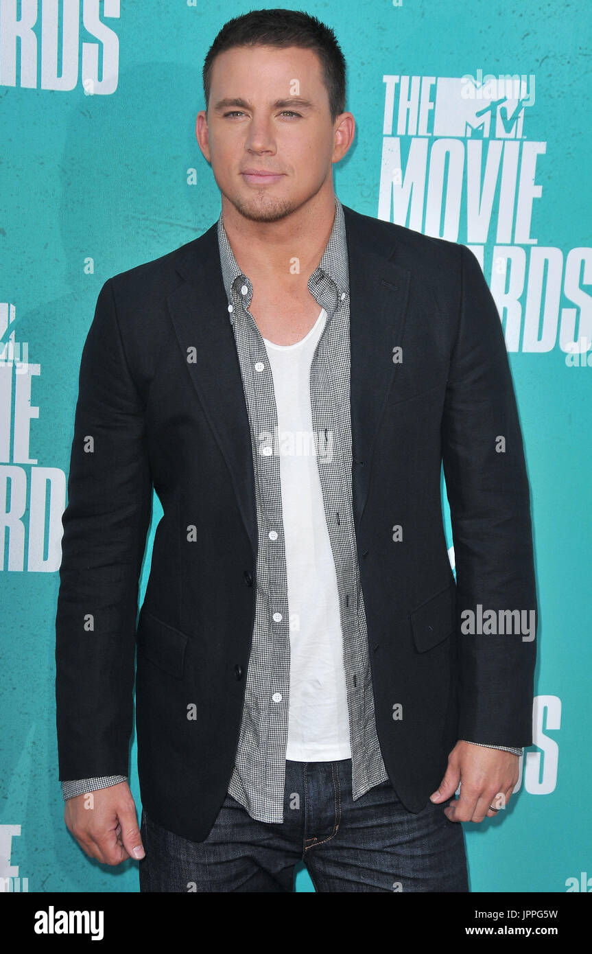 Channing Tatum at 2012 MTV Movie Awards held at the Gibson Amphitheatre ...